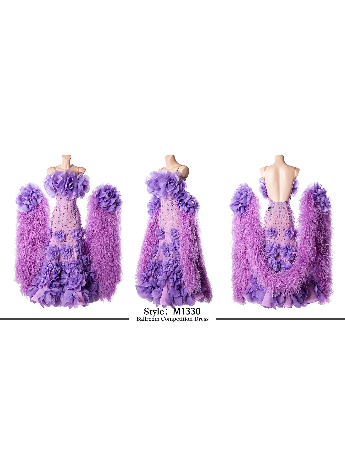 TID M1330 women's ballroom dance dress ballroom dance professional com ...