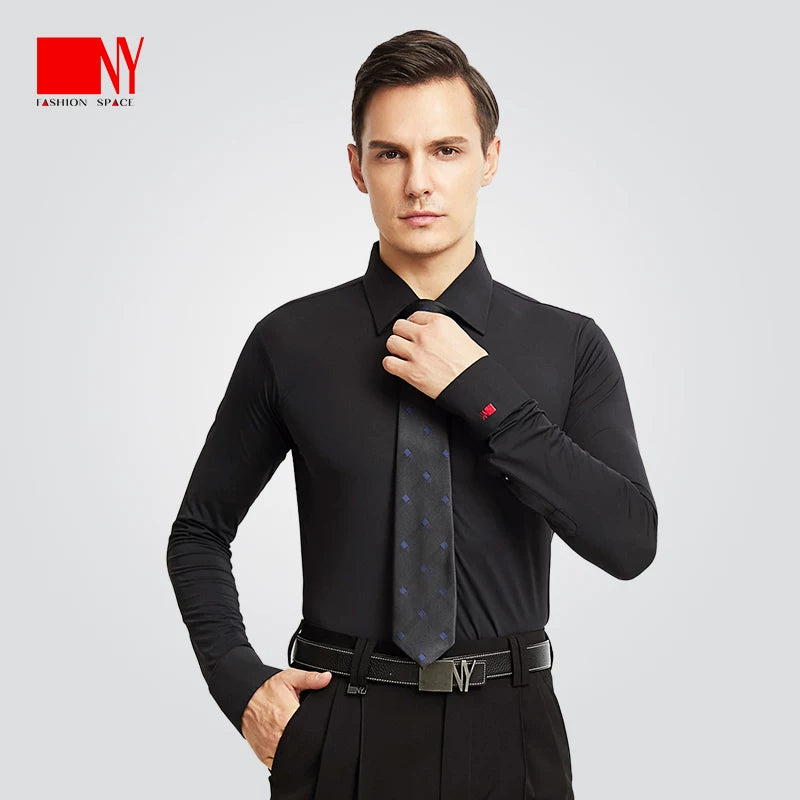 NY Fashion Men's Competition Shirt Dance Shirt Practice Top National B ...