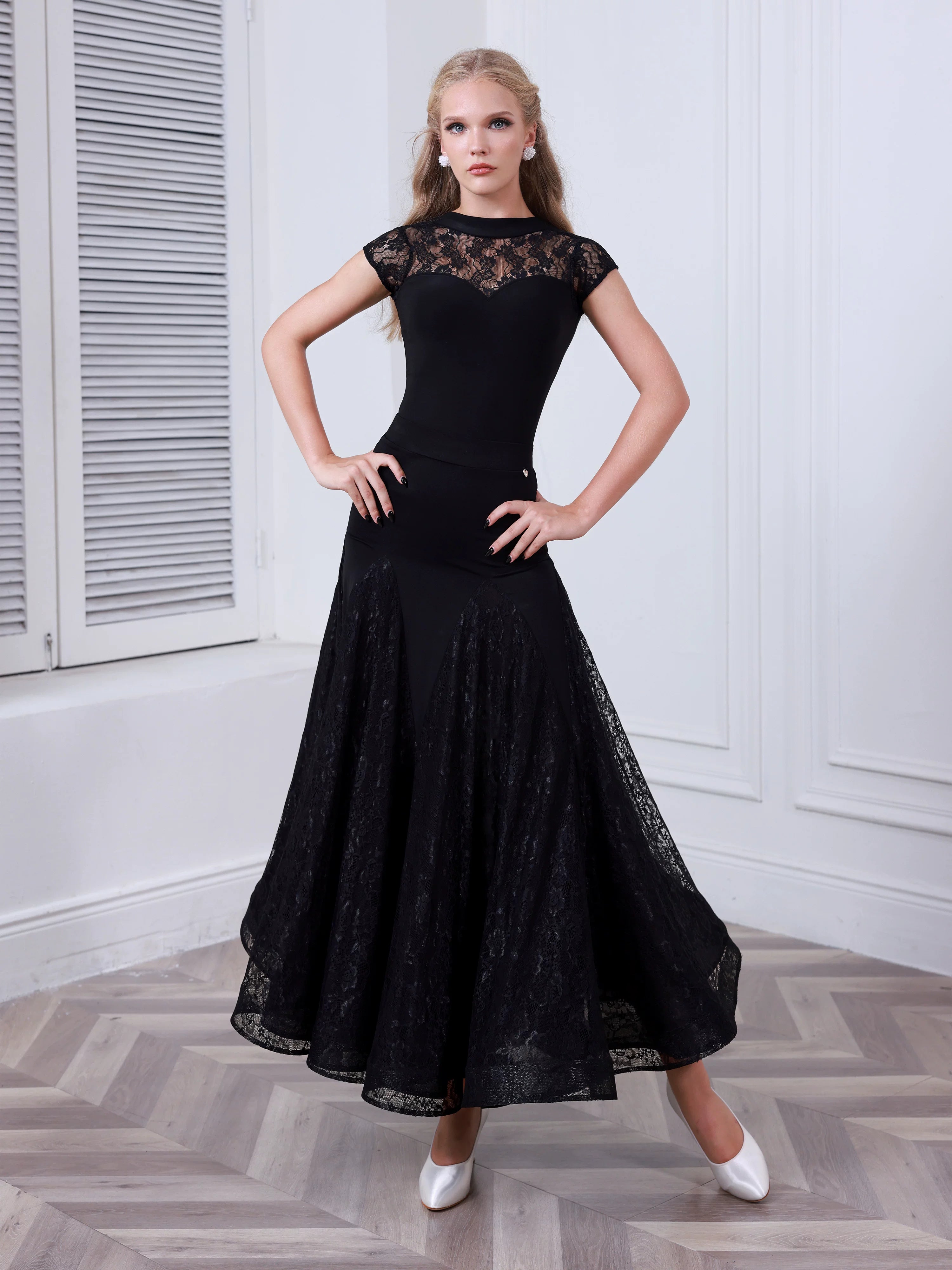TID ballroom dance skirt and top performance ballroom dance swing skir ...