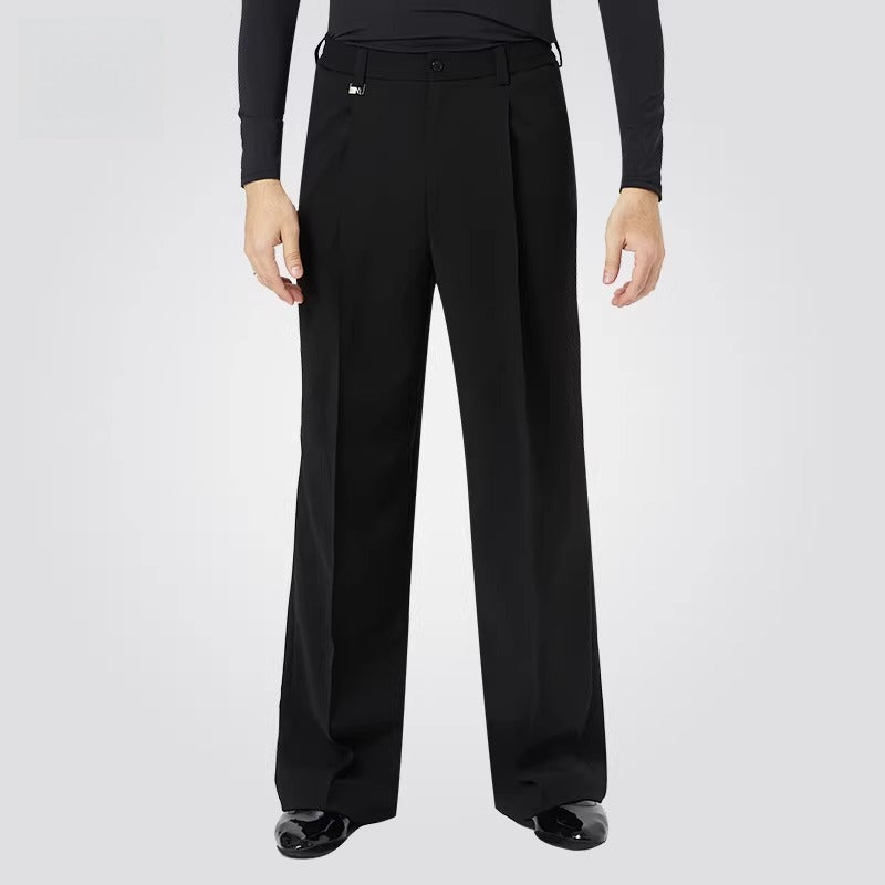 NY Fashion Men's Ballroom Latin Dance Pants Practice Pants Performance ...